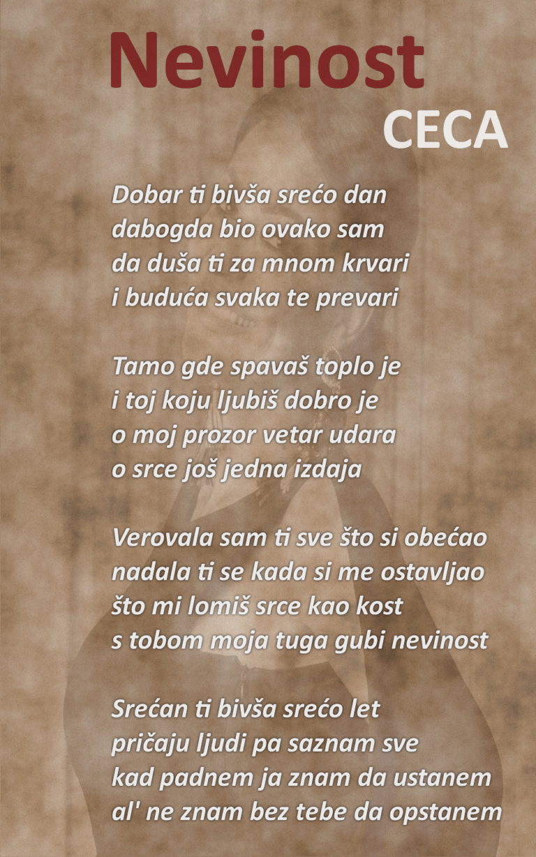 Nevinost Ceca TEKST PESME Tekstovi pesama - La Campanella